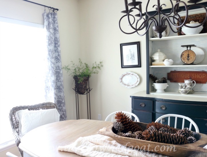 How to Customize Drop Cloth Curtains with Paint & Stencils