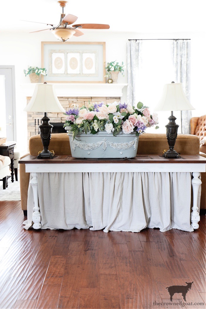 How to Create a Console Table from an Old Door