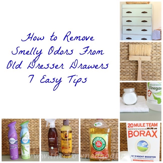 How to Remove Smelly Odors From Old Dresser Drawers