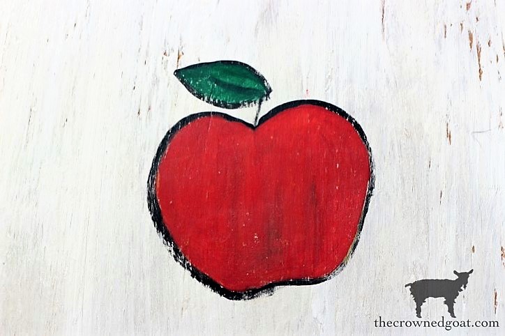 Creating a Vintage Inspired Apple Picking Sign