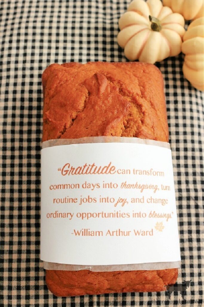 Homemade Bread Wrapper with Free Printable