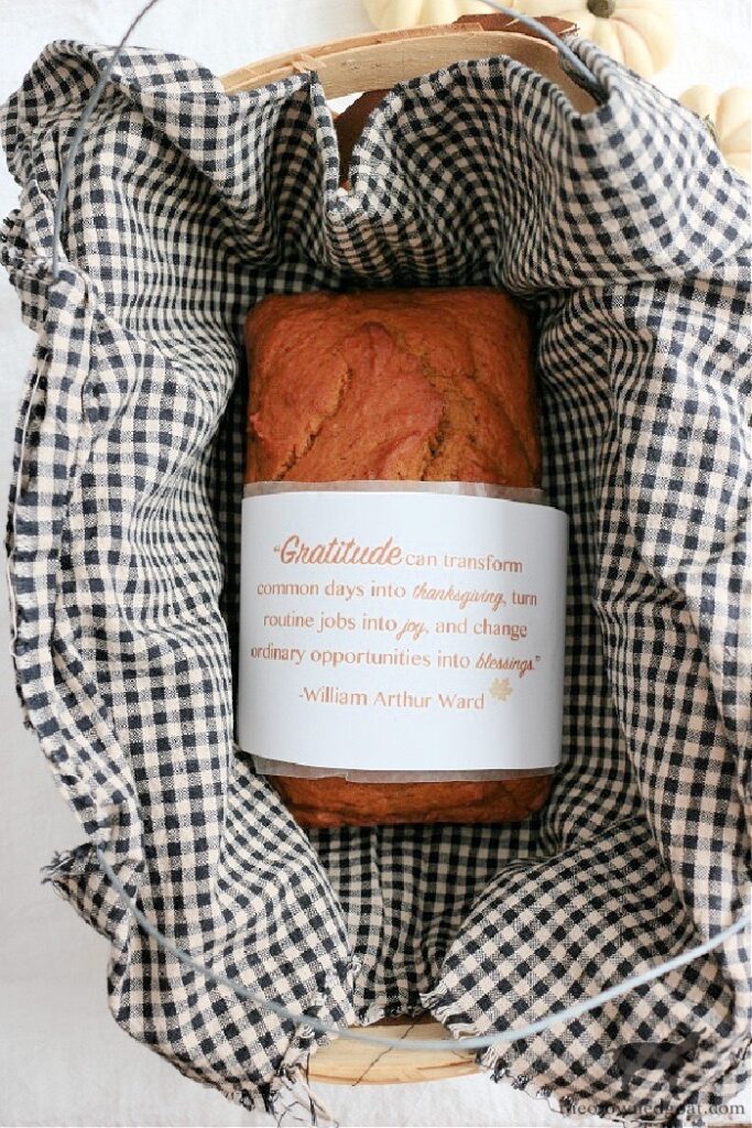 Homemade Bread Wrapper with Free Printable