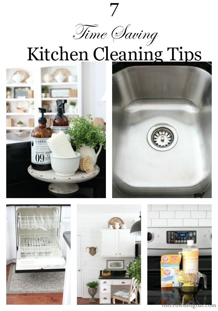 7 Time Saving Kitchen Cleaning Tips