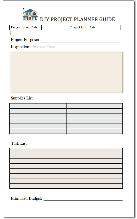 DIY Project Planner Guide & Free Printable