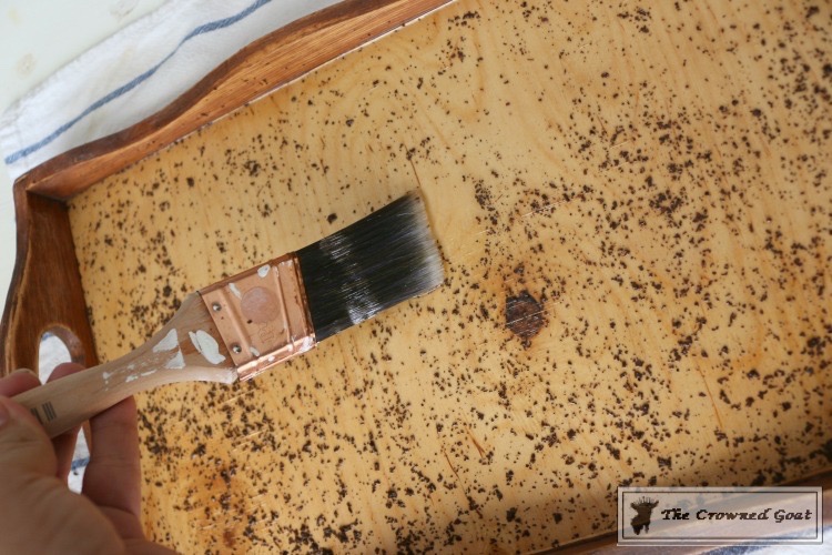 DIY Tea Stain for a Simple Tray Makeover