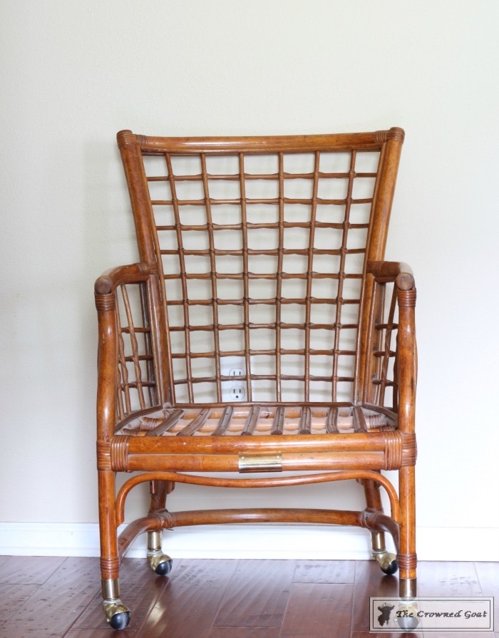 Revitalizing a Rattan Chair with DIY Furniture Polish