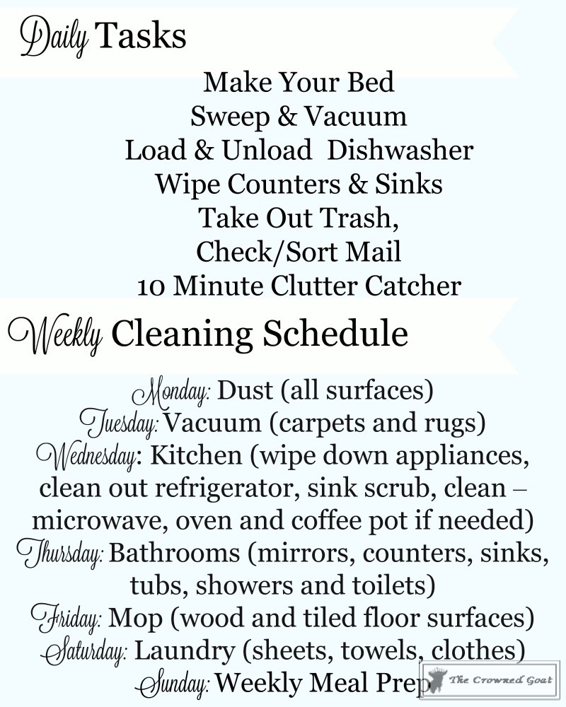 Simple Cleaning Routines & Free Printables