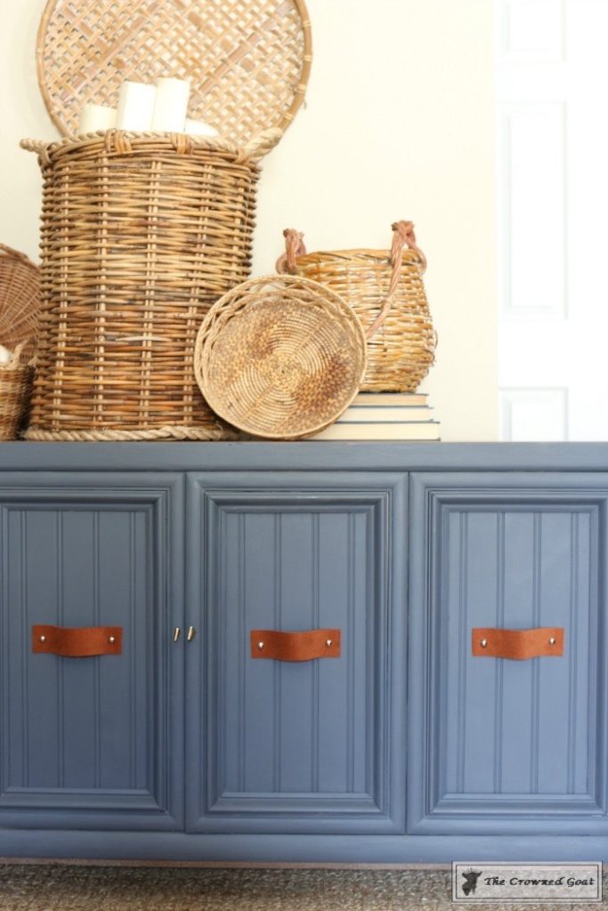 Boho Chic Inspired Media Cabinet Makeover