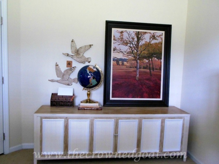 Boho Chic Inspired Media Cabinet Makeover