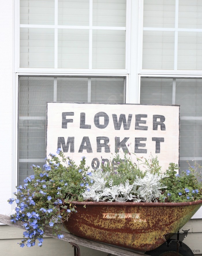 DIY Flower Market Sign