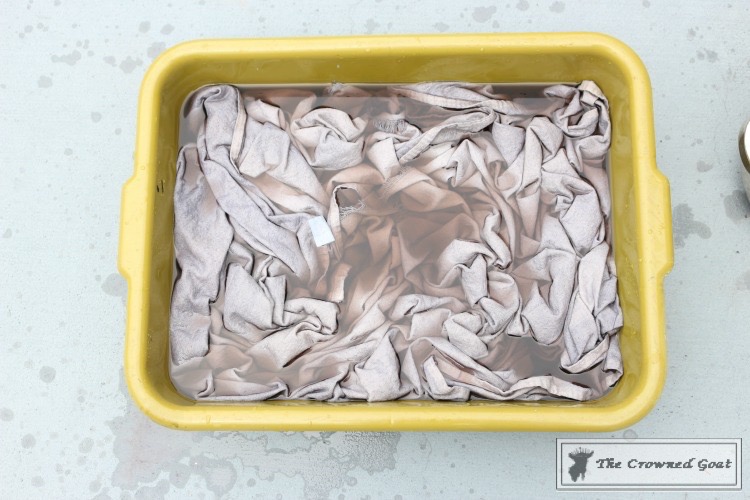 How to Dye Canvas Drop Cloth