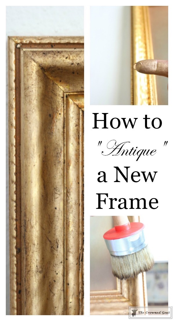 How to Antique a Gold Picture Frame