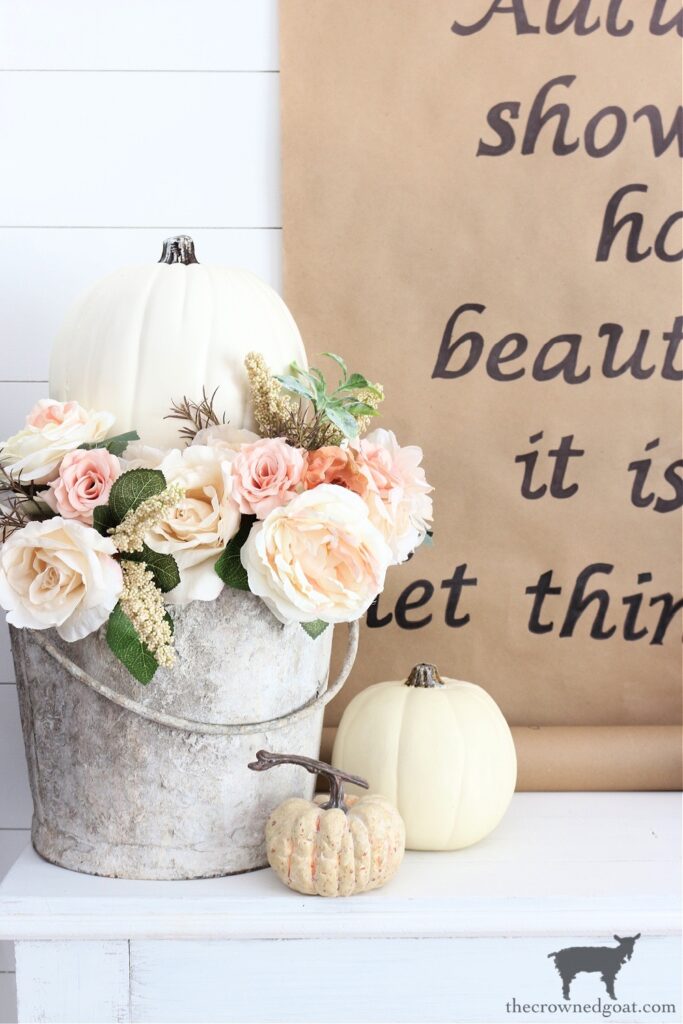 How to Make a Fall Inspired Kraft Paper Sign