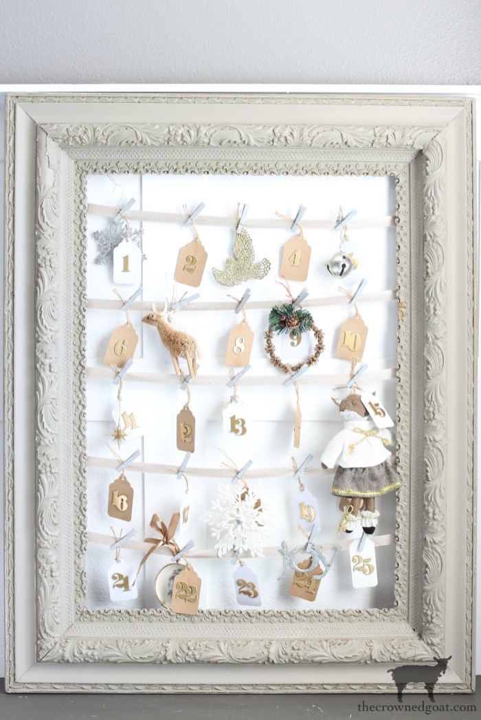 Antique Picture Frame Advent Calendar