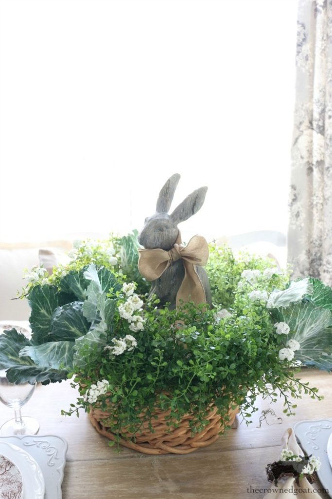 Spring Bunny Tablescape