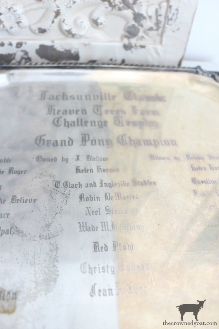 An Easy Way to Polish Tarnished Silver Trophies