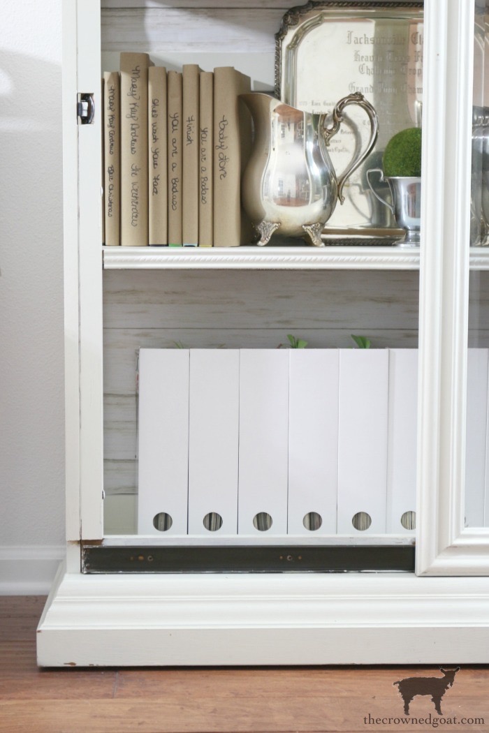 How to Turn a Display Case into a Bookcase