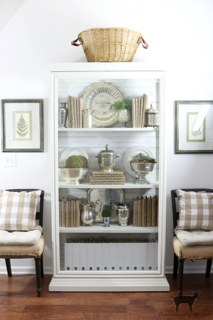 How to Turn a Display Case into a Bookcase