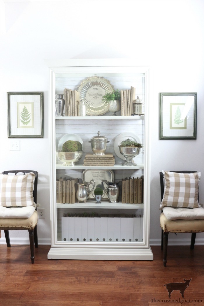 How to Turn a Display Case into a Bookcase