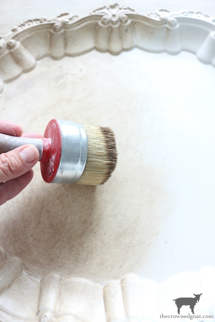 Easily Paint and Age a Silver Serving Tray