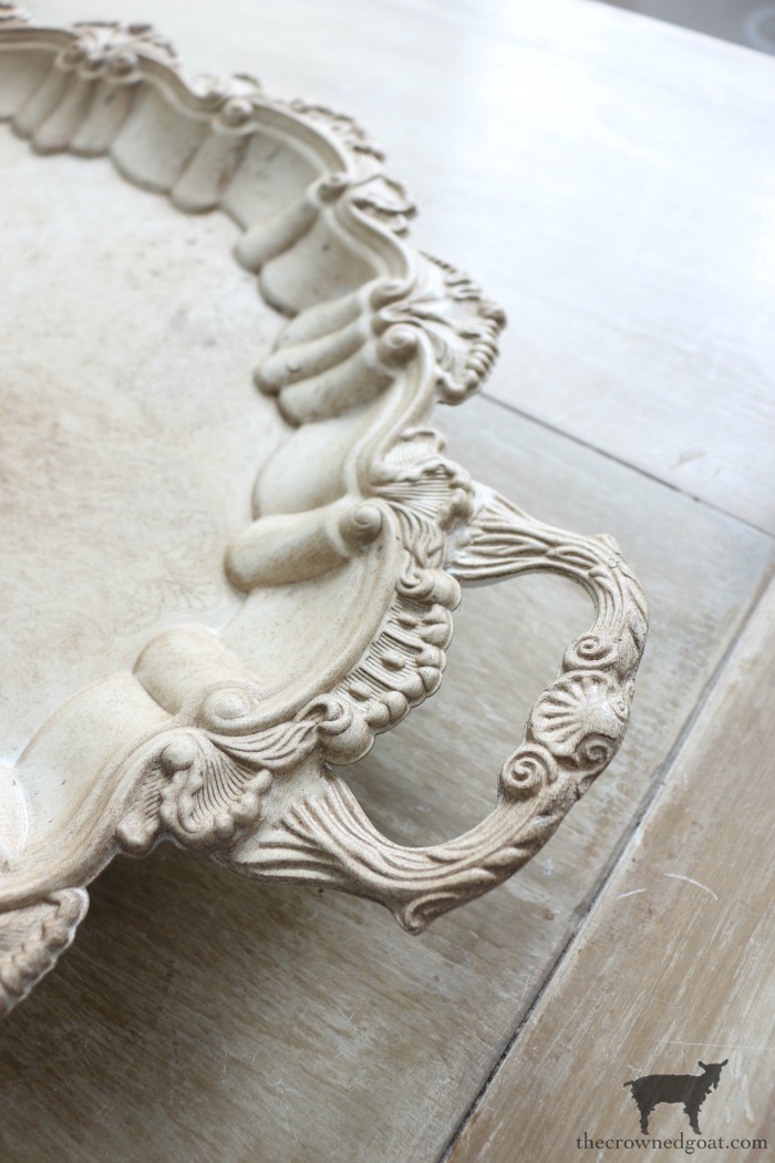 Easily Paint and Age a Silver Serving Tray