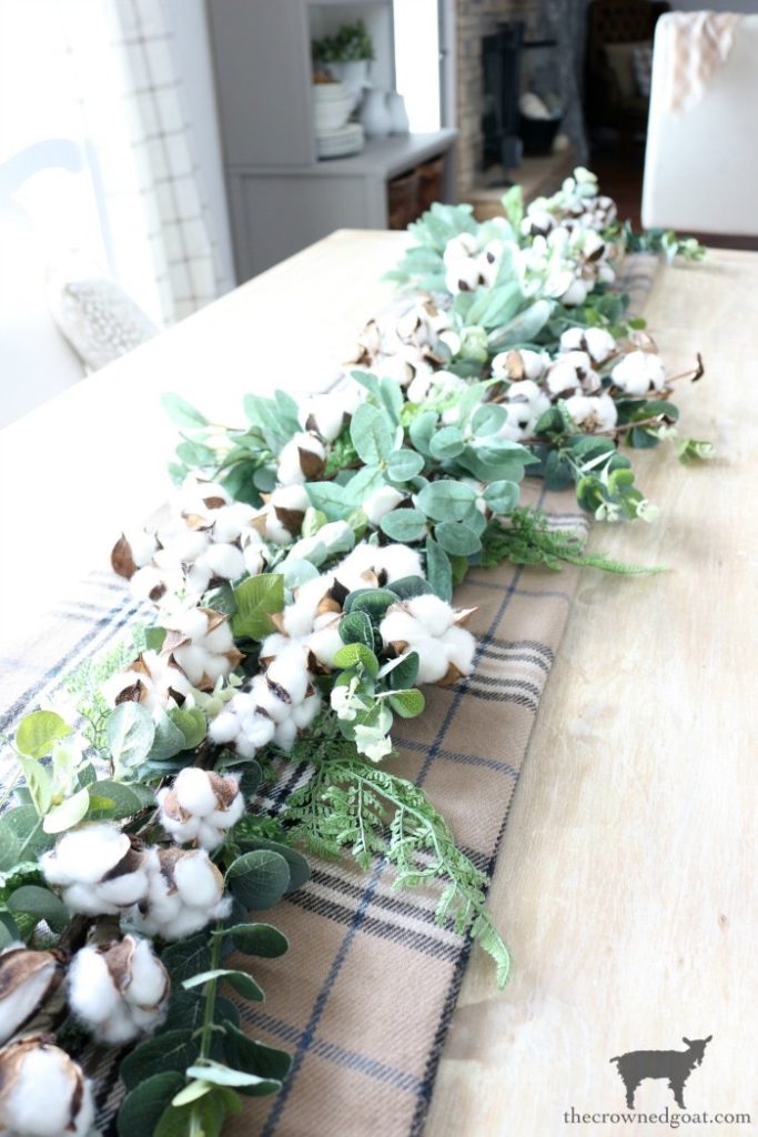 DIY Greenery Table Runner
