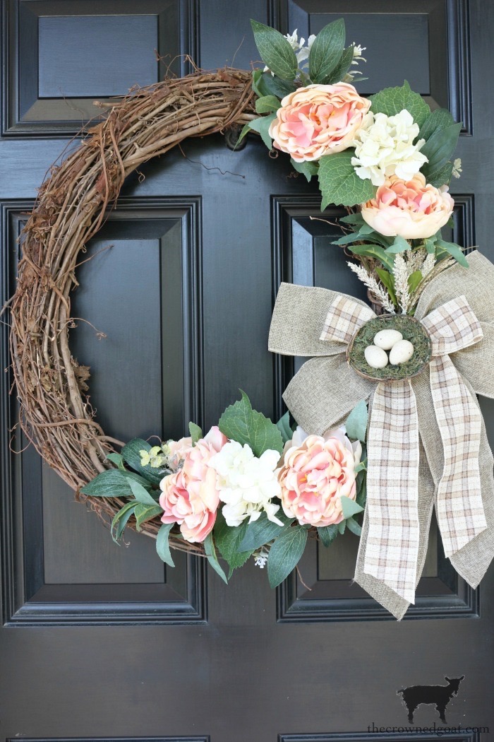 Simple Spring Grapevine Wreath
