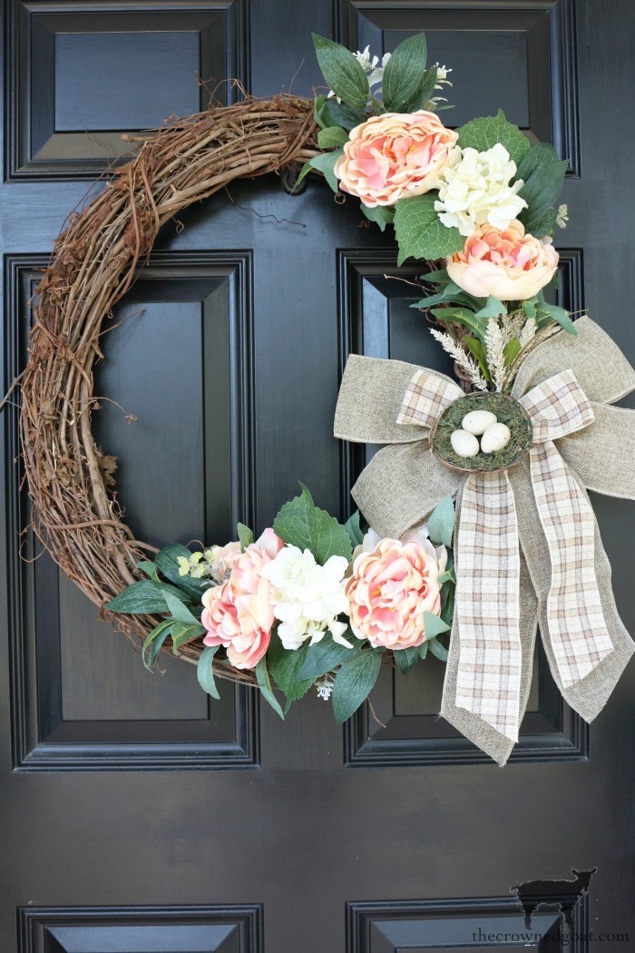 Simple Spring Grapevine Wreath