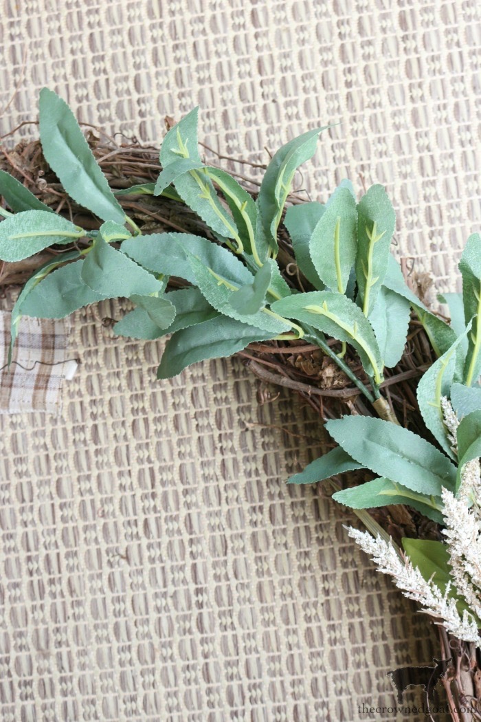 Simple Spring Grapevine Wreath