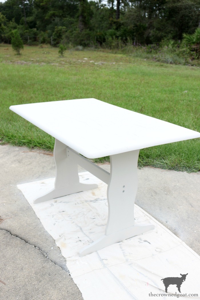 Painted Table, Chairs, and a Shed Update