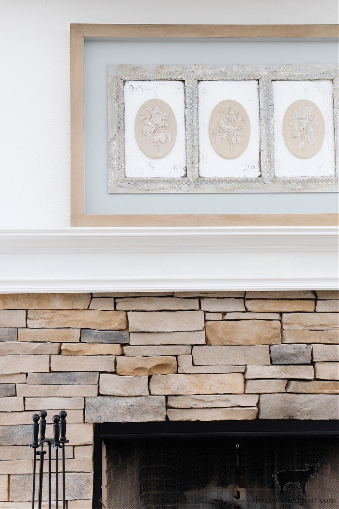 DIY French Country Mantel Art