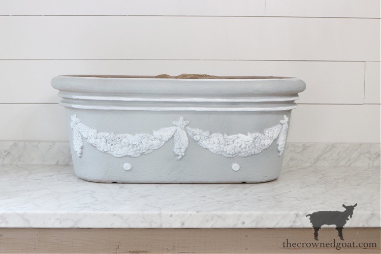 French Country Painted Planter