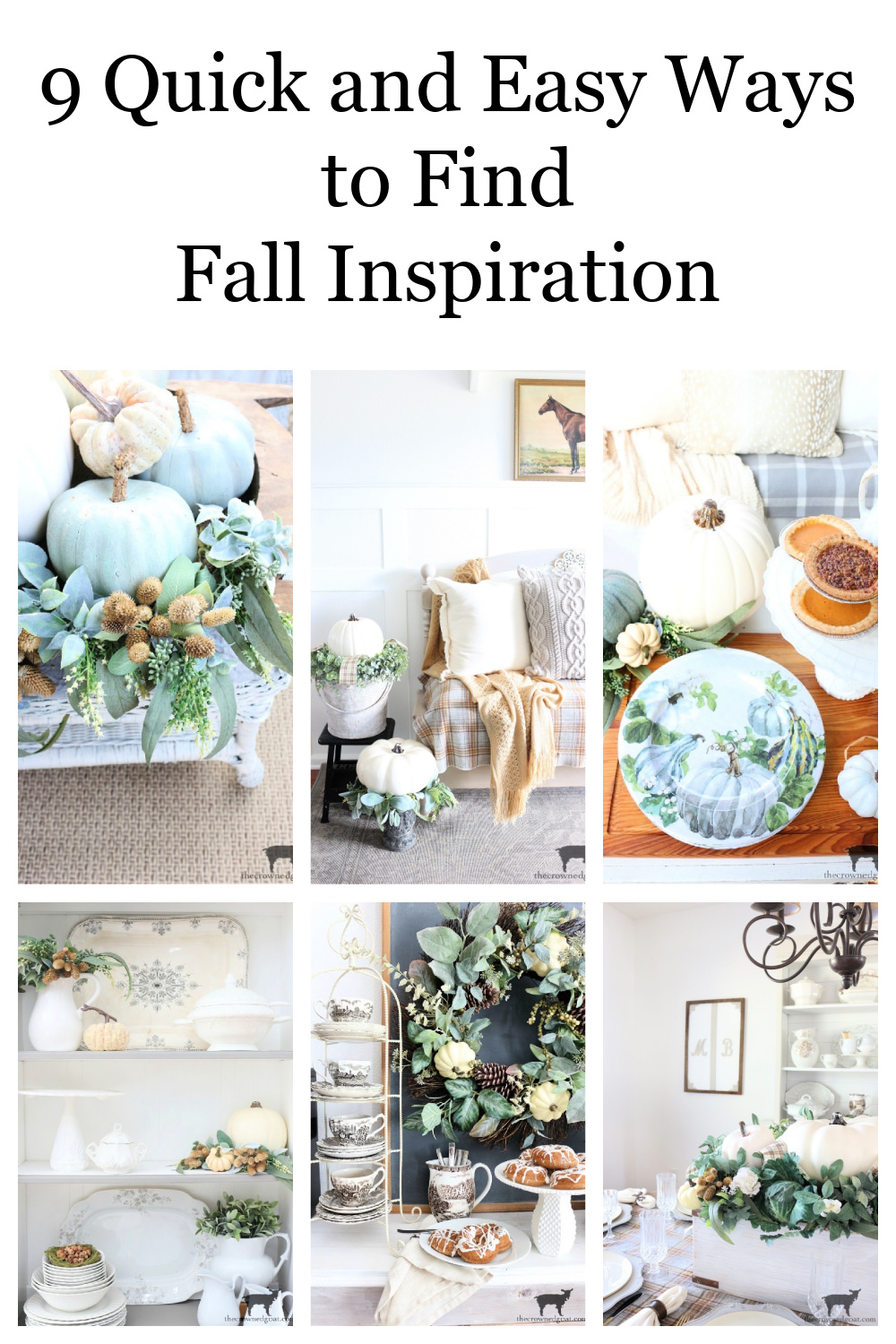 9 Quick & Easy Ways to Find Fall Inspiration