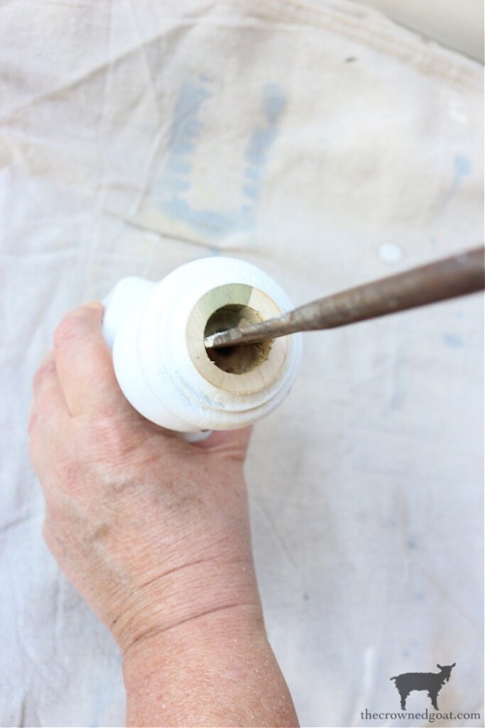 DIY French Farmhouse Candlesticks