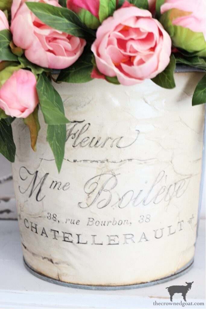 DIY Vintage Bucket Labels