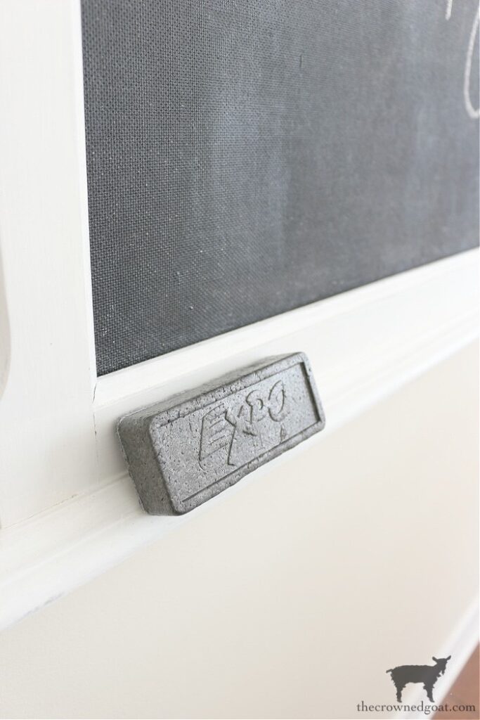 Creating a Chalkboard from a Mirror Frame