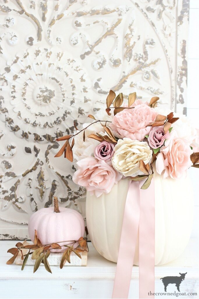 Simple Flower Pumpkin DIY