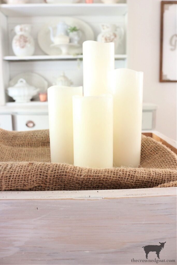 Quick and Easy Candle Centerpiece