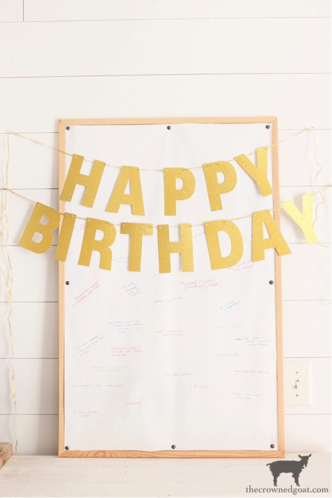 DIY Celebration Memory Board