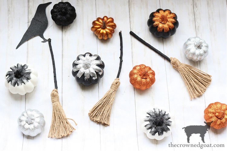 A Mini Jute Broom for Spooky Season