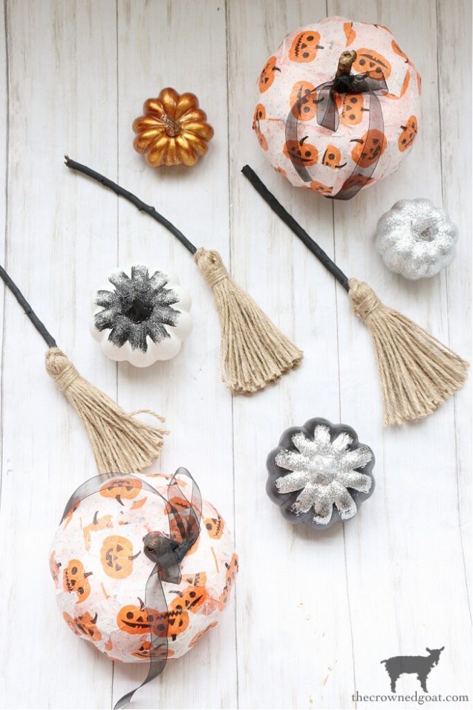 A Mini Jute Broom for Spooky Season