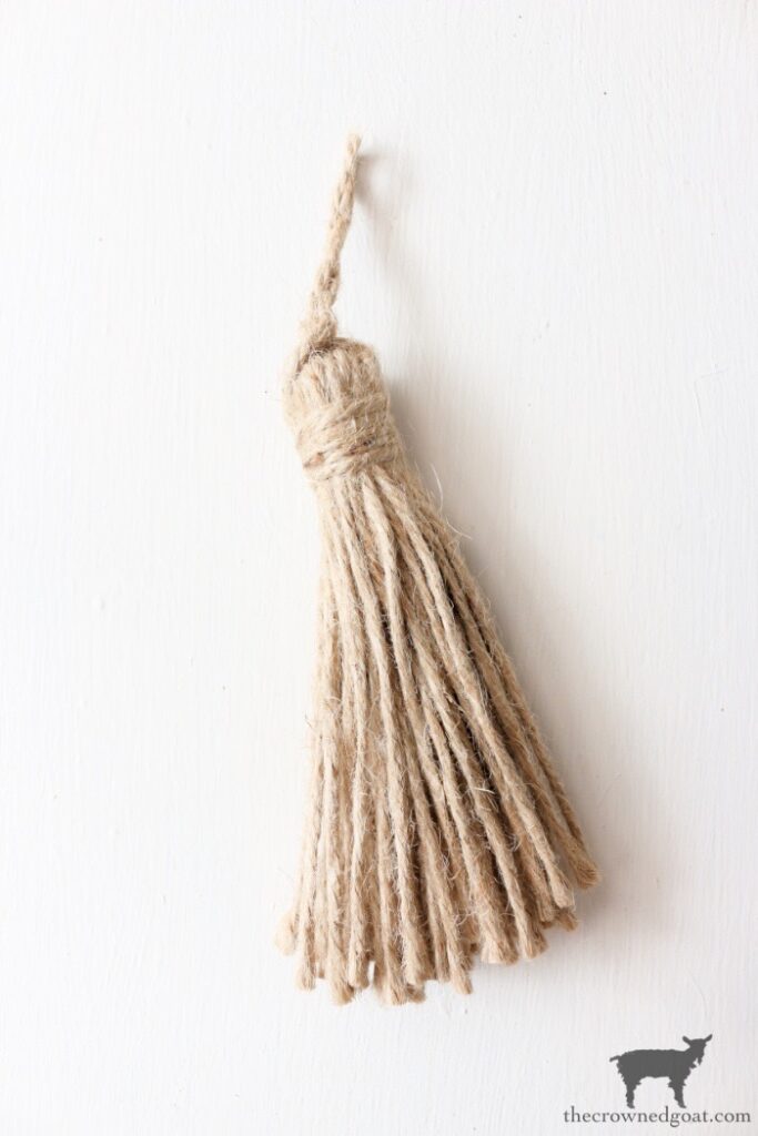 A Mini Jute Broom for Spooky Season