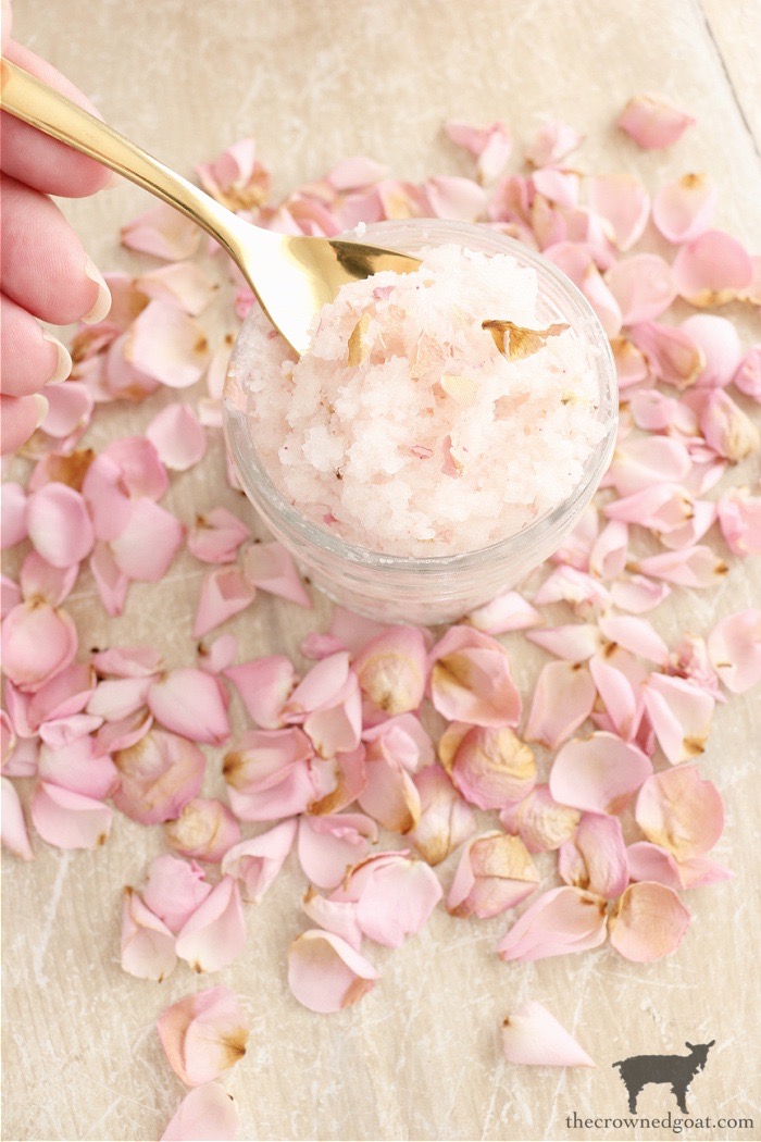 Rose Petal Bath Soak and Salt Scrub