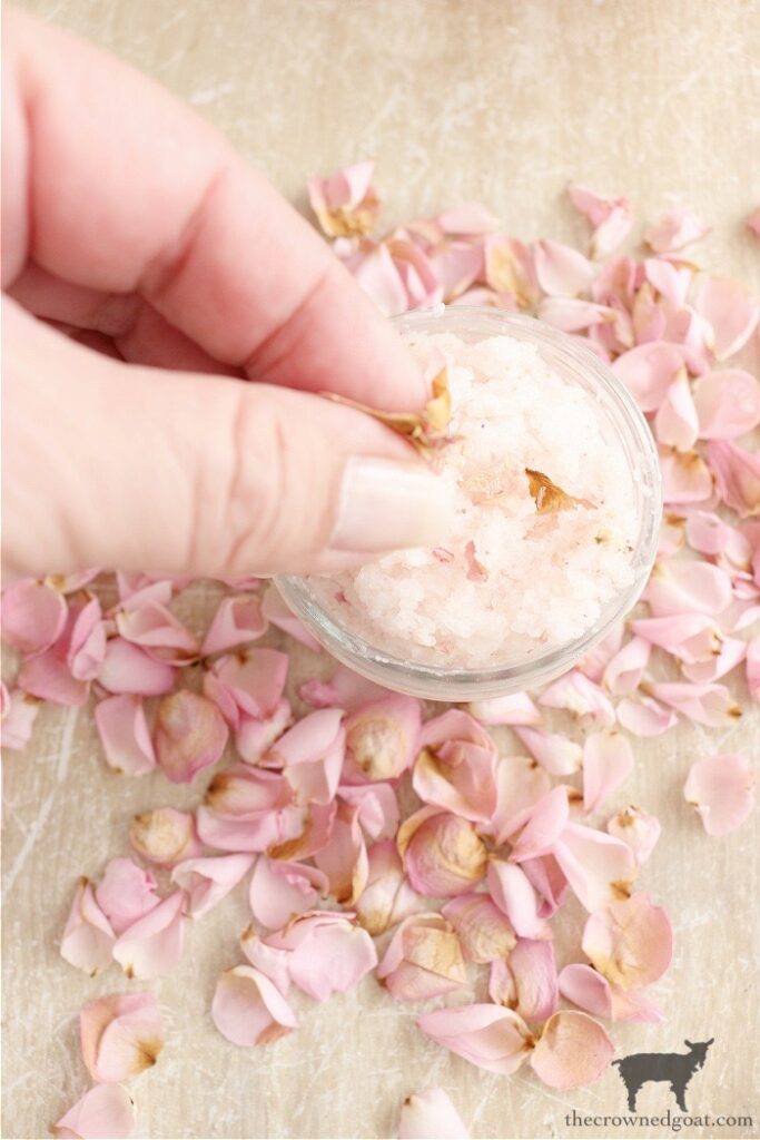 Rose Petal Bath Soak and Salt Scrub